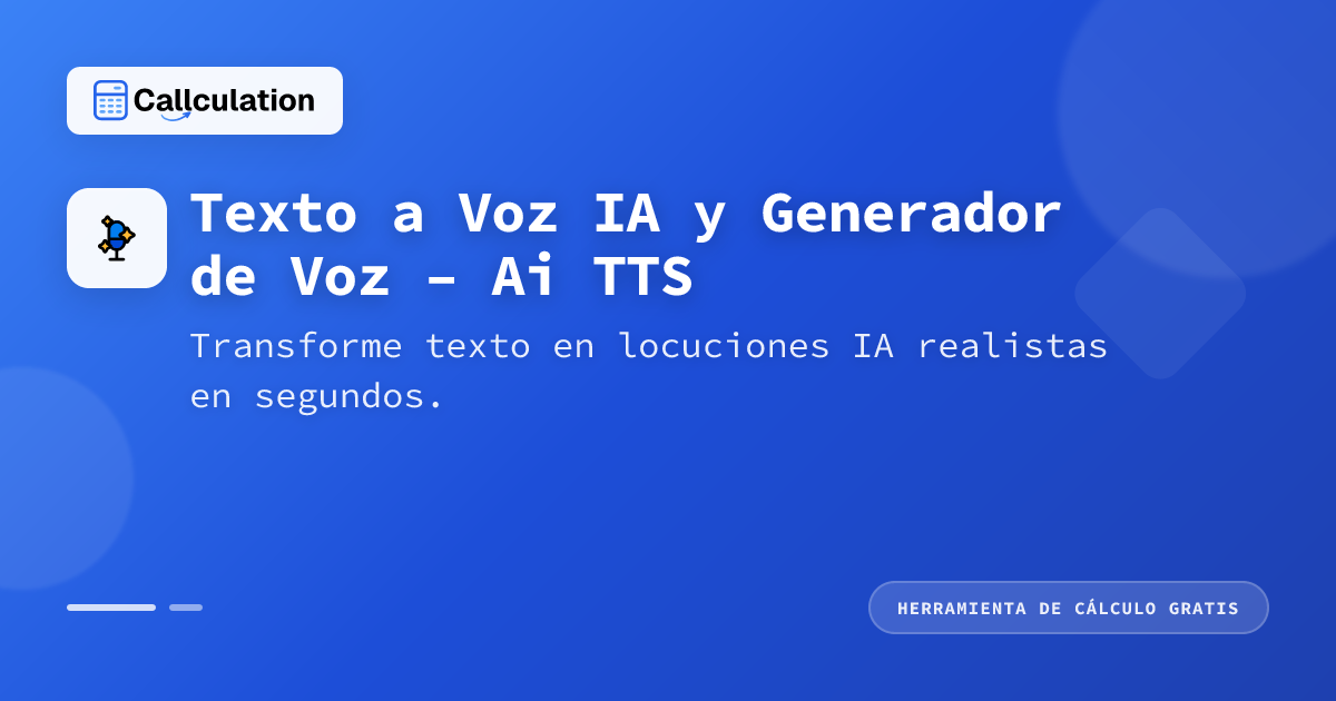 Generador de Texto a Voz y Voz IA Gratis – Ai TTS Online